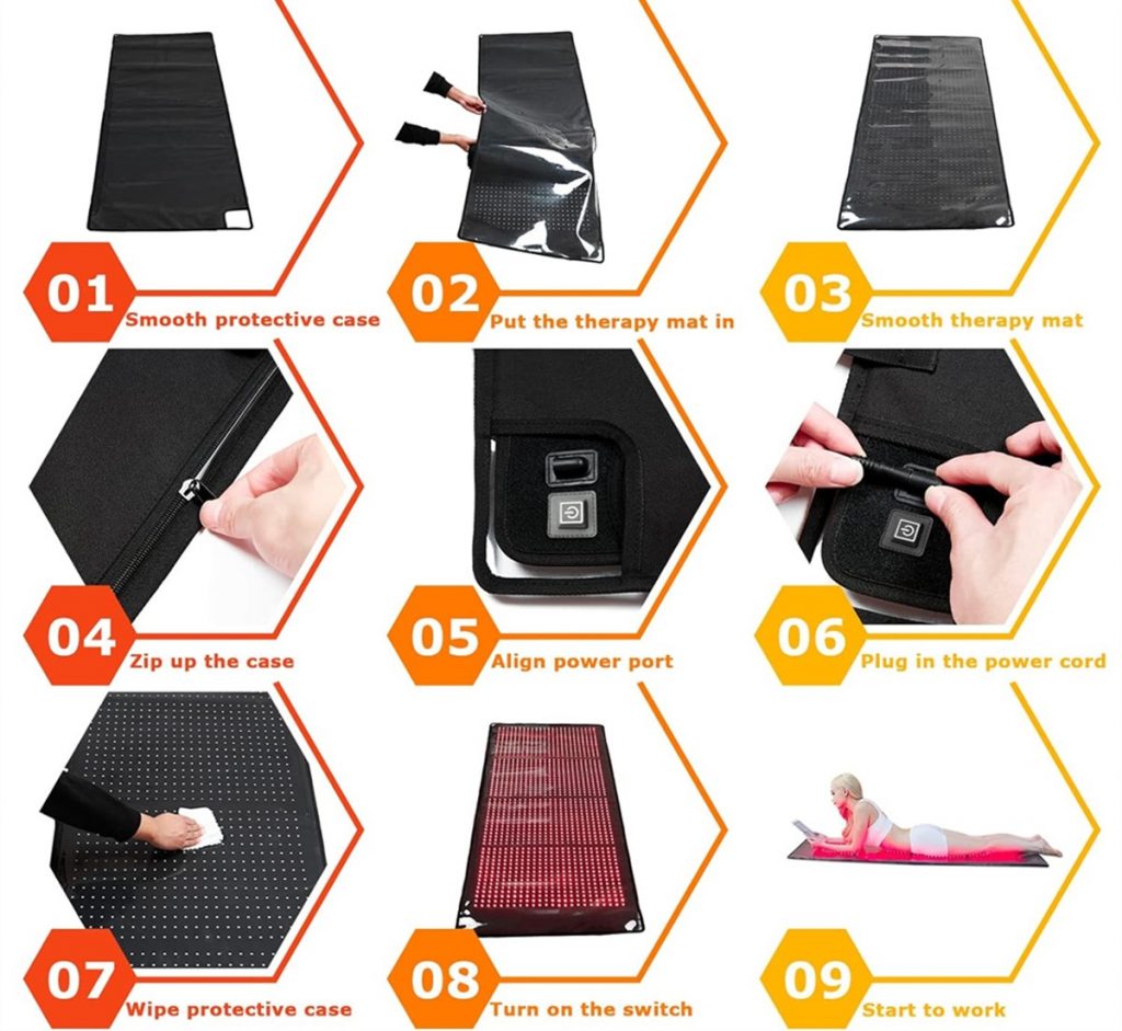 Full Body Infrared Light Therapy Pad Detachable Cover – Infrared Red Light